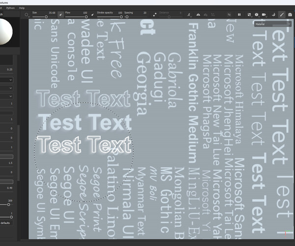 ArtStation - Base Fonts Tool for Substance Painter | Resources