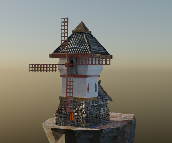 ArtStation - Windmill | Game Assets