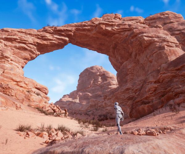 ArtStation - Desert Cliffs and Rocks [Unreal Engine 4 & 5] | Game Assets