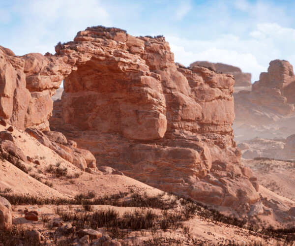 ArtStation - Desert Cliffs and Rocks [Unreal Engine 4 & 5] | Game Assets