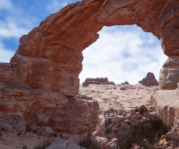 ArtStation - Desert Cliffs and Rocks [Unreal Engine 4 & 5] | Game Assets
