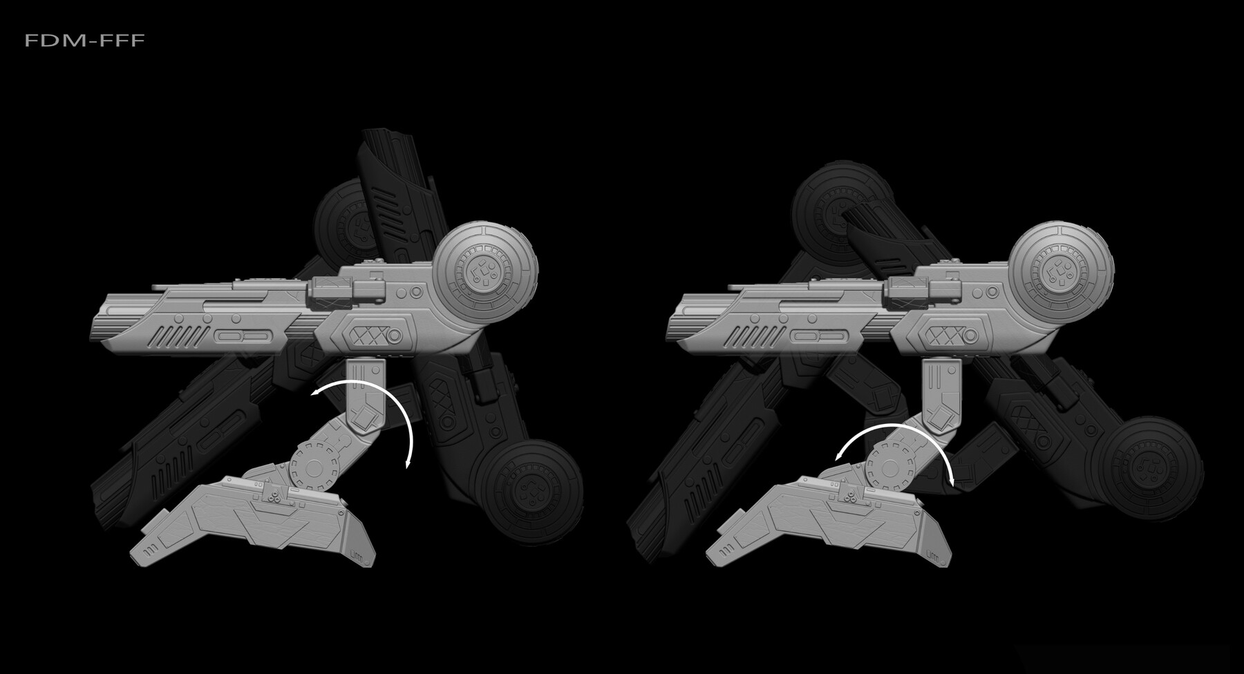ArtStation - Predator Shoulder Cannon plasma Two Size File STL – OBJ ...