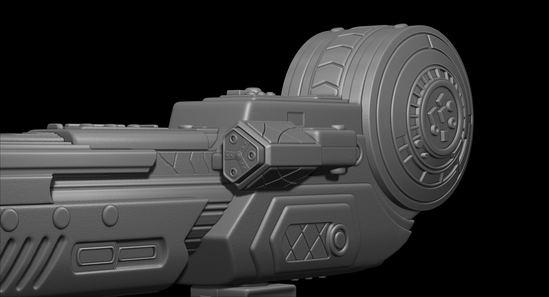 ArtStation - Predator Shoulder Cannon plasma Two Size File STL – OBJ ...
