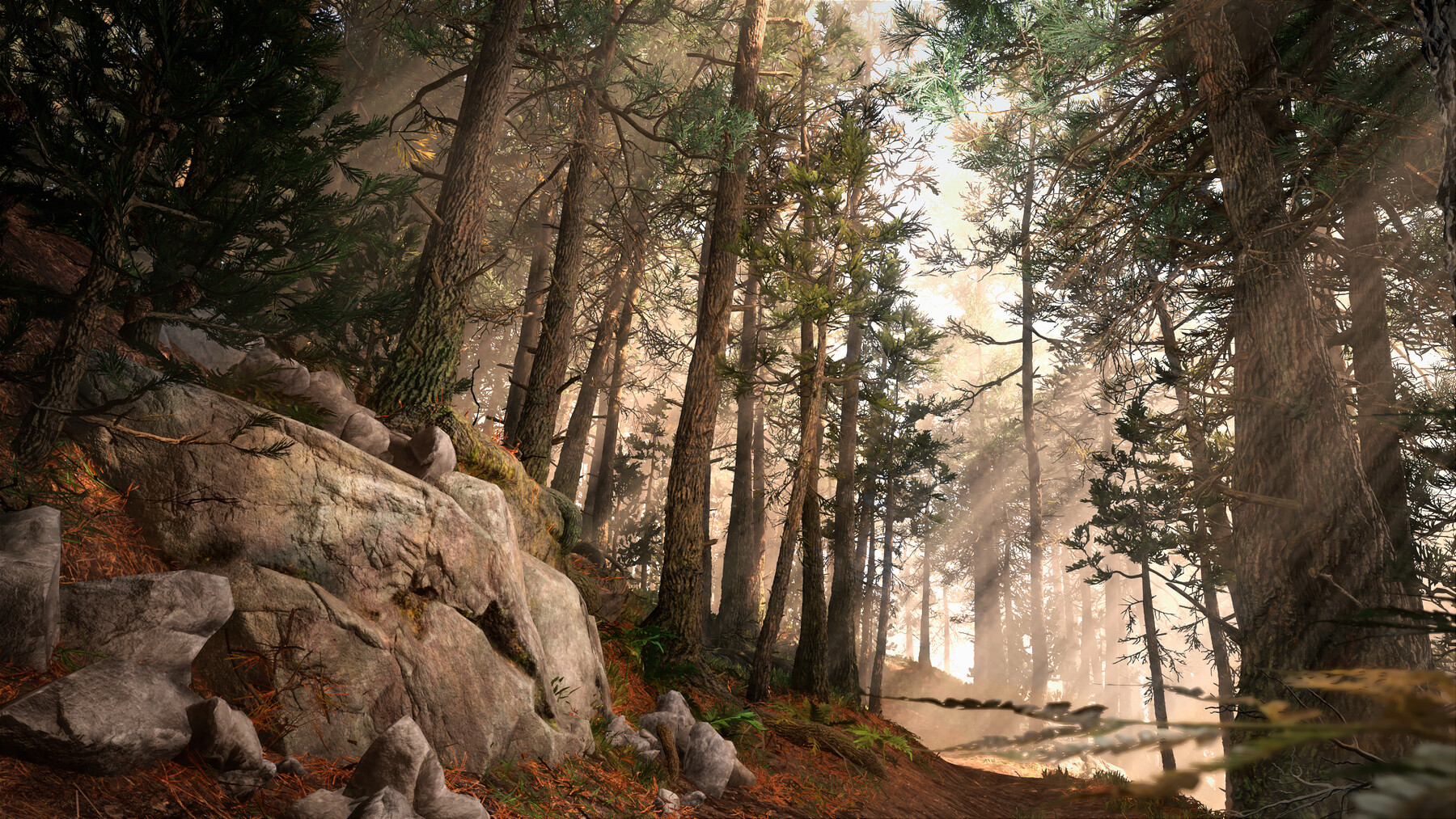 ArtStation - Rocky Pine Forest [Unreal Engine 4 & 5] | Game Assets