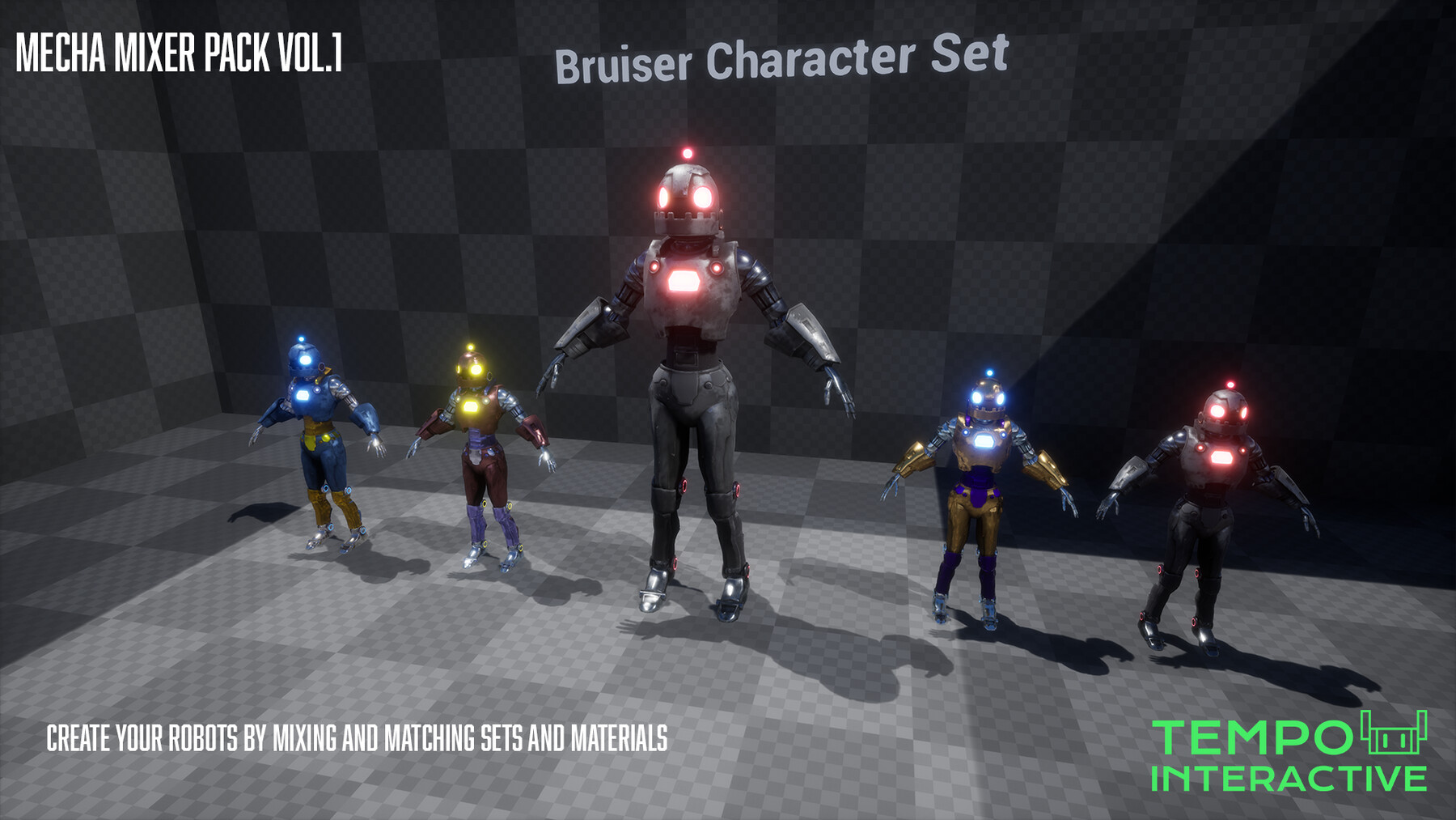 ArtStation - Mecha Mixer Collection | Game Assets