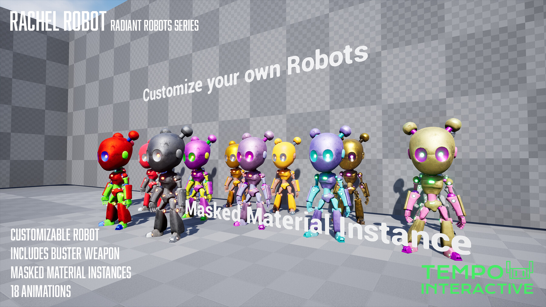 ArtStation - Rachel - Radiant Robots Series | Game Assets