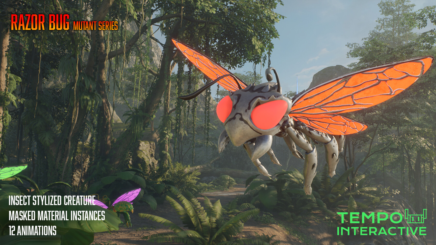 ArtStation - Razor Bug - Mutant Series | Game Assets