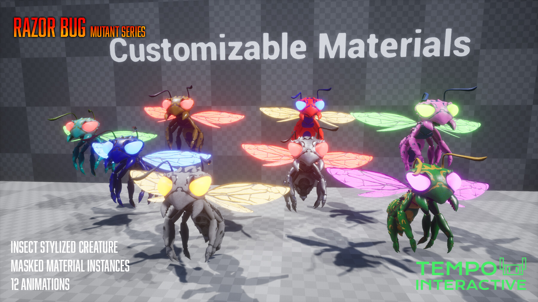 ArtStation - Razor Bug - Mutant Series | Game Assets