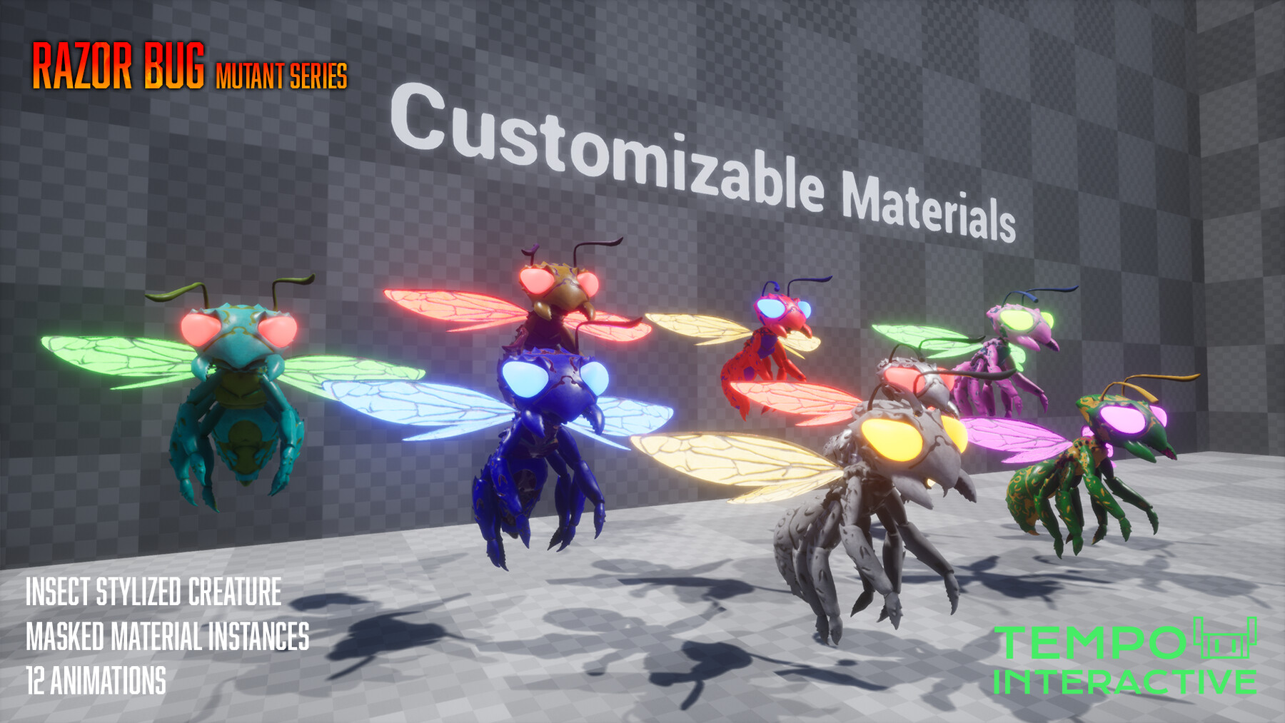 ArtStation - Razor Bug - Mutant Series | Game Assets