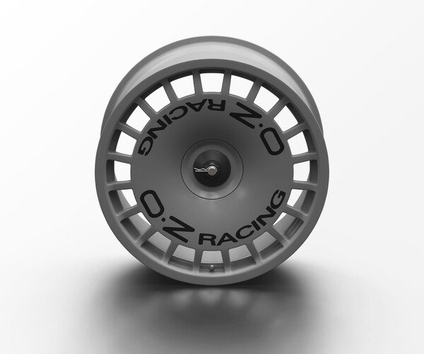 ArtStation - OZ Racing Magnesium Rim/Wheel DTM 190E 3D Model | Resources
