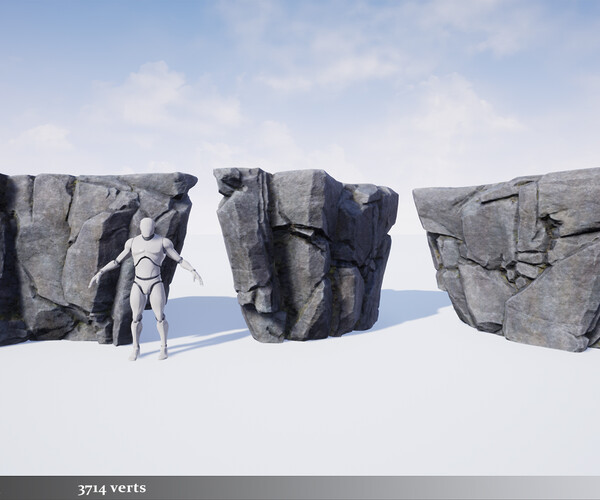 ArtStation - Realistic-Looking Cliffs and Rocks [Unreal Engine 4 & 5 ...