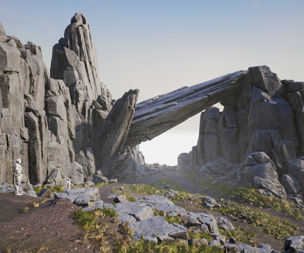 ArtStation - Realistic-Looking Cliffs and Rocks [Unreal Engine 4 & 5 ...