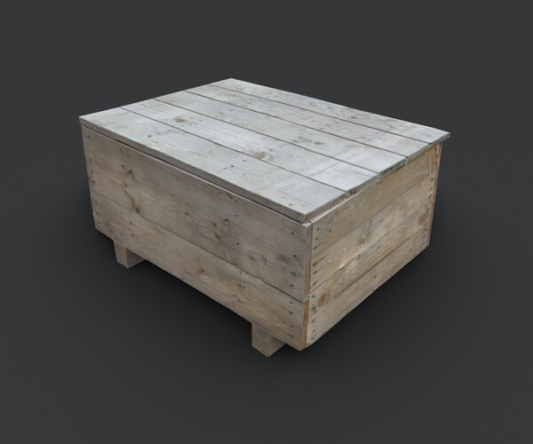 ArtStation - wooden box | Game Assets
