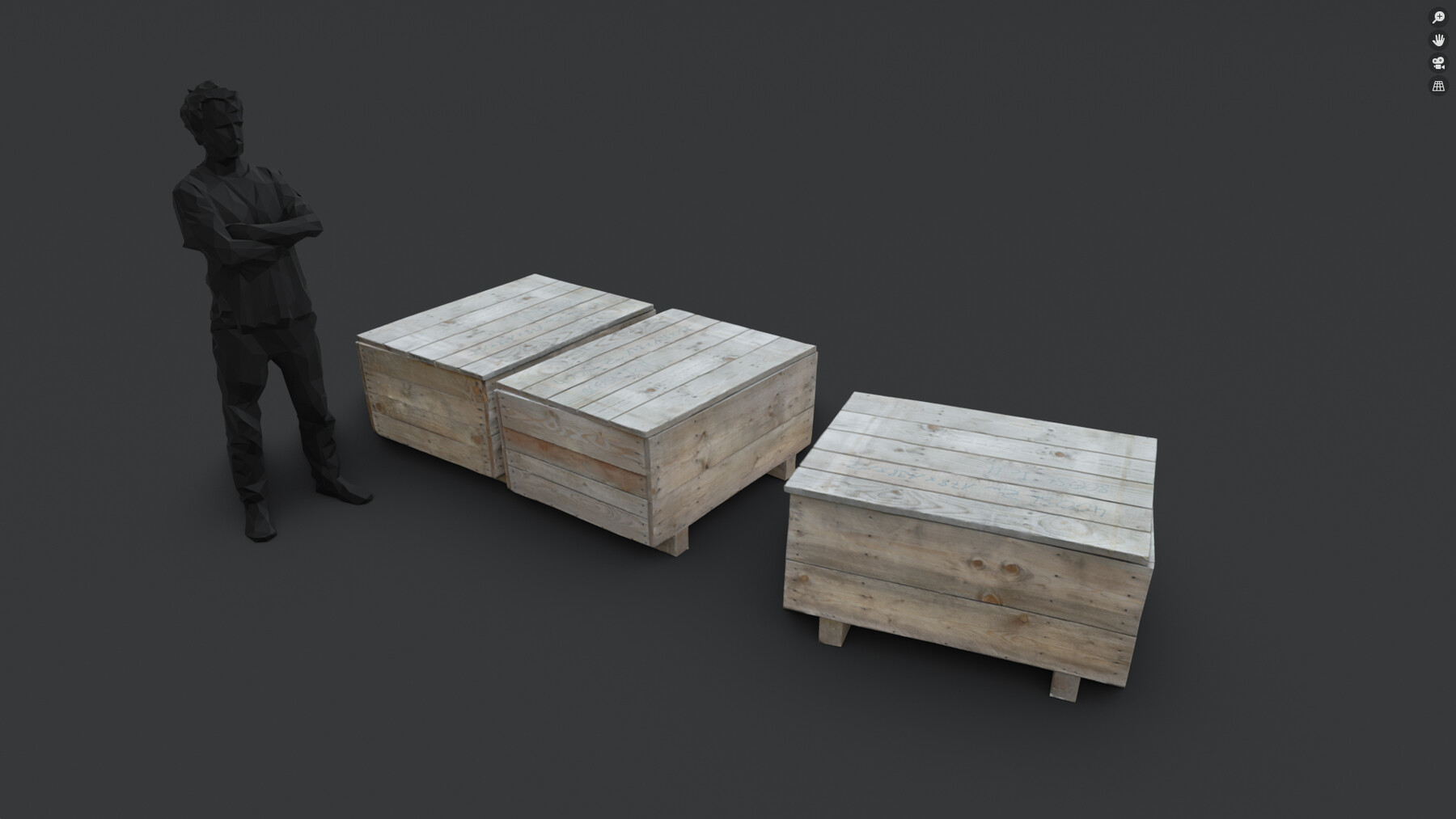 ArtStation - wooden box | Game Assets
