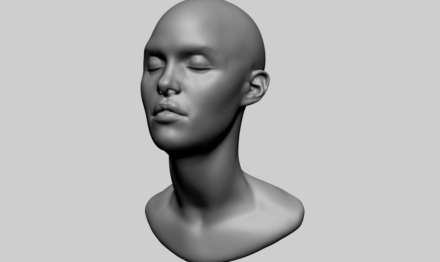 ArtStation - Base Female Head B | Resources