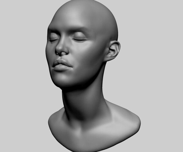 ArtStation - Base Female Head B | Resources
