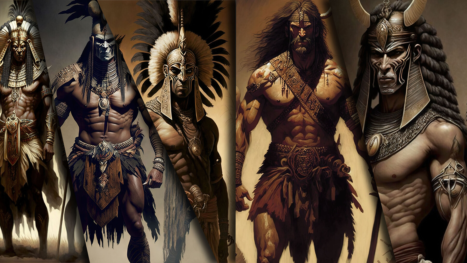 ArtStation - 102 Tribal warriors (More Than 8K Resolution) | Artworks