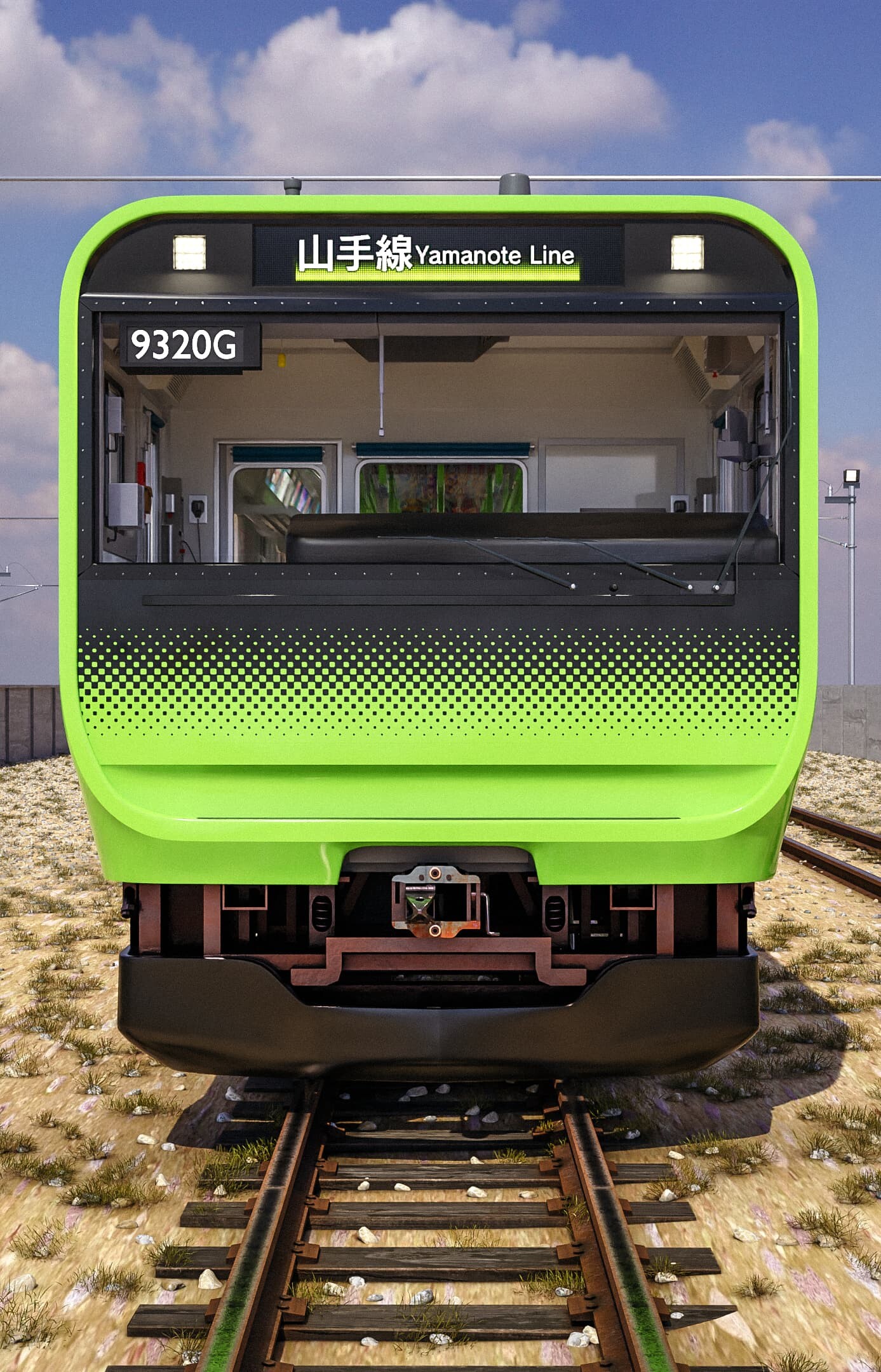 ArtStation - Yamanote Line E235 Series Locomotive - Japanese Train 3D CAD Model | Detailed ...