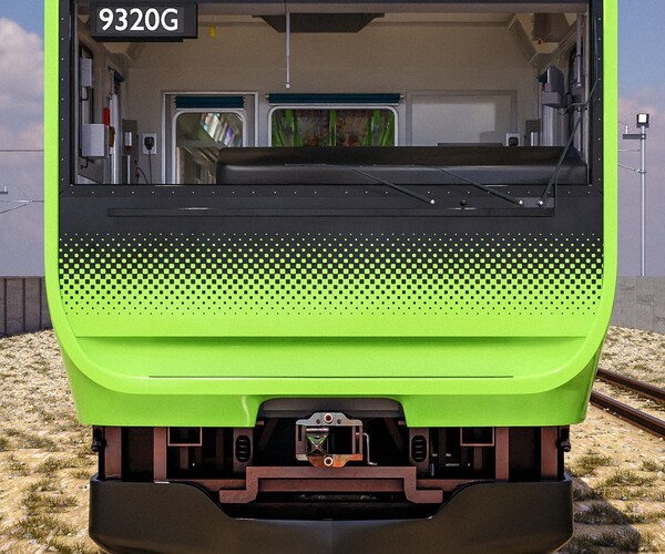 ArtStation - Yamanote Line E235 Series Locomotive - Japanese Train 3D CAD Model | Detailed ...