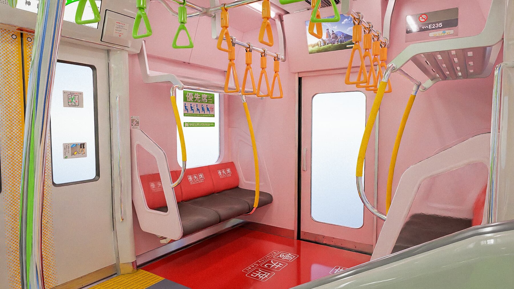 ArtStation - Yamanote Line E235 Series Locomotive - Japanese Train 3D ...