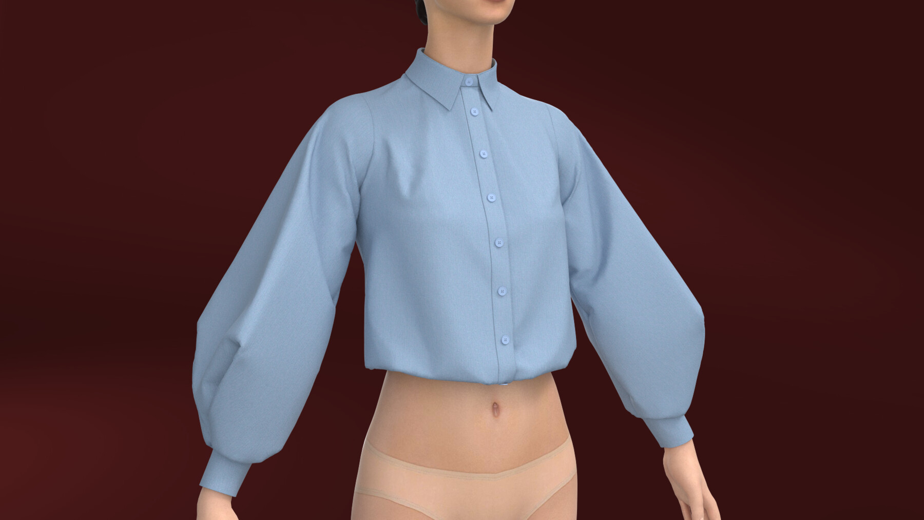 ArtStation - Top | Female | Blouse | Resources