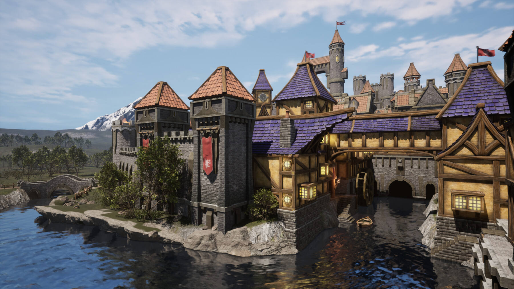 ArtStation - Blender Massive 250-Piece Modular Kitbash Castles and ...