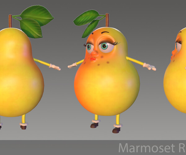ArtStation - Pear cartoon | Game Assets