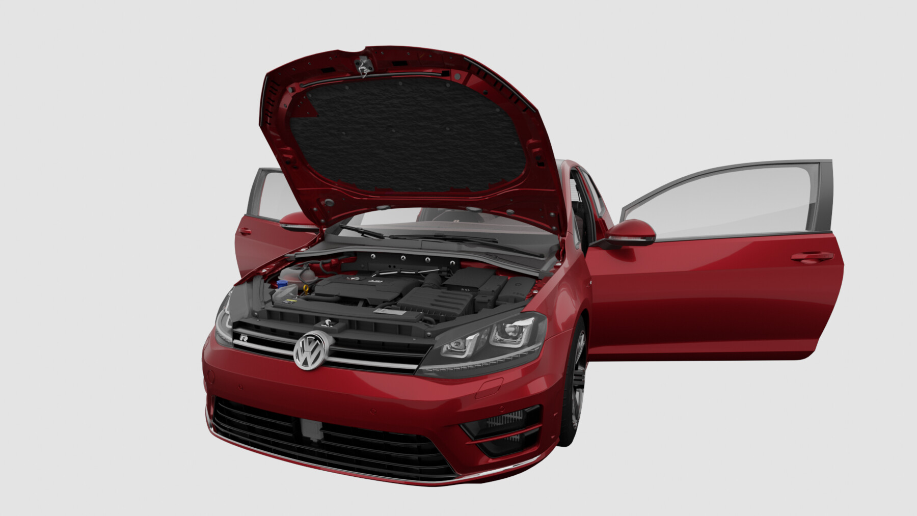 ArtStation - Wolkswagen Golf R | Game Assets