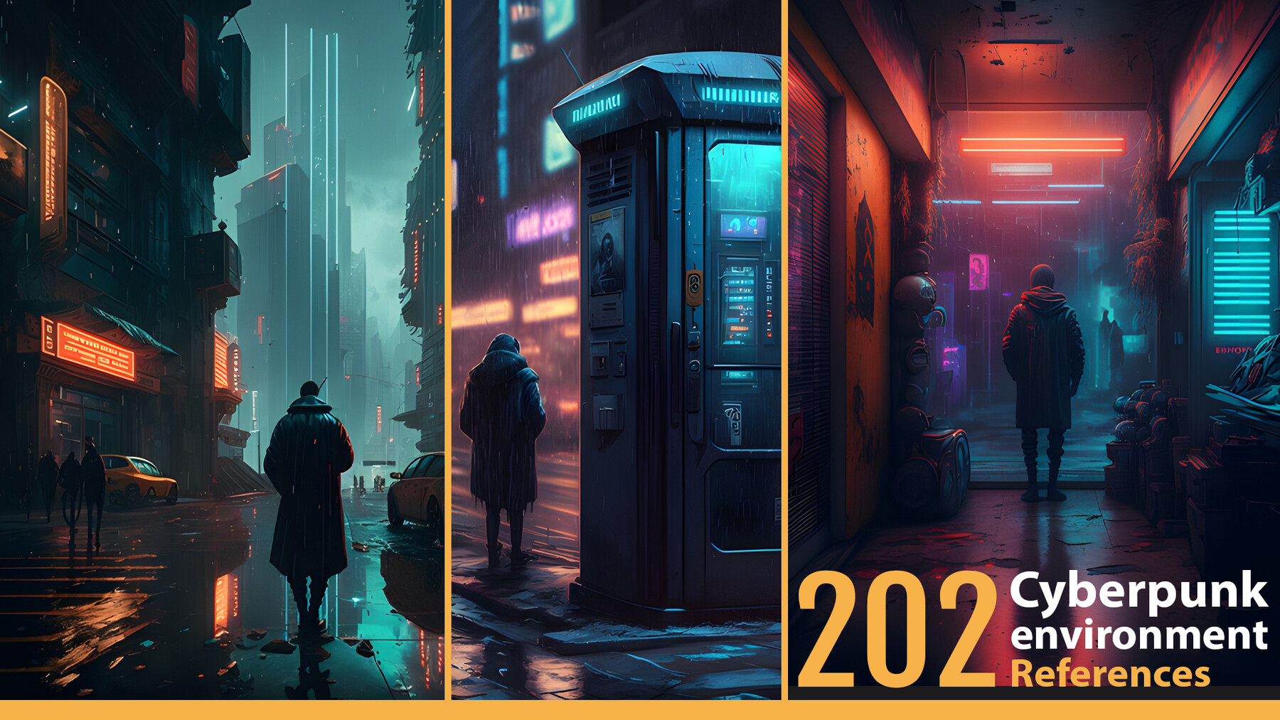 Artstation 202 Cyberpunk Environment References Artworks
