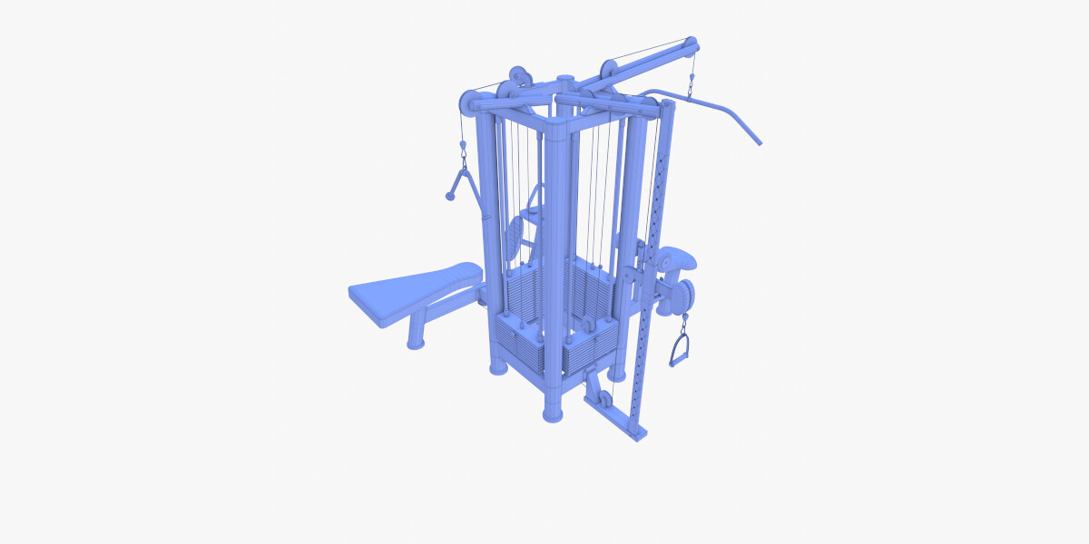 ArtStation - 4 Multi station jungle machine v2 | Game Assets
