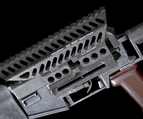 ArtStation - MILITARY Zenitco B-13 Scope Mount Rail for AK ASVAL SVD ...