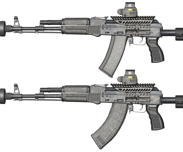 ArtStation - MILITARY Zenitco B-13 Scope Mount Rail for AK ASVAL SVD ...