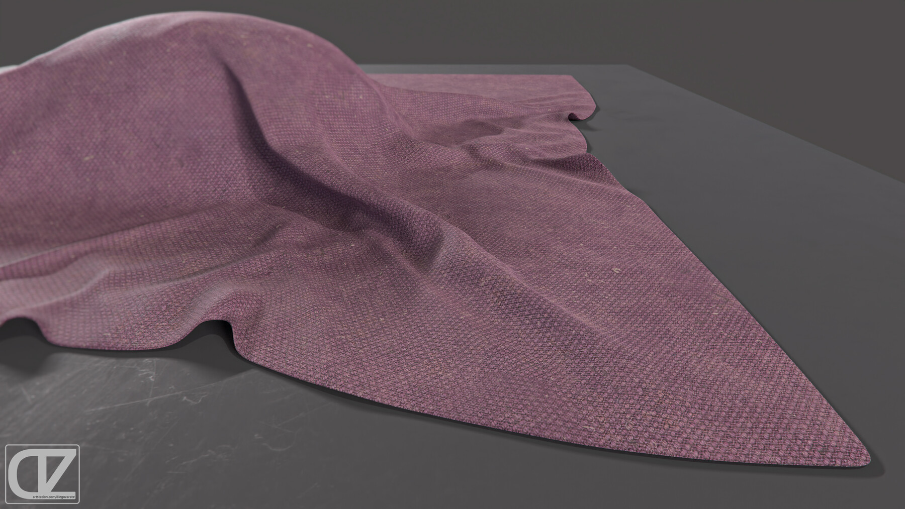 ArtStation - PBR - PURPLE FABRIC - 4K MATERIAL | Game Assets