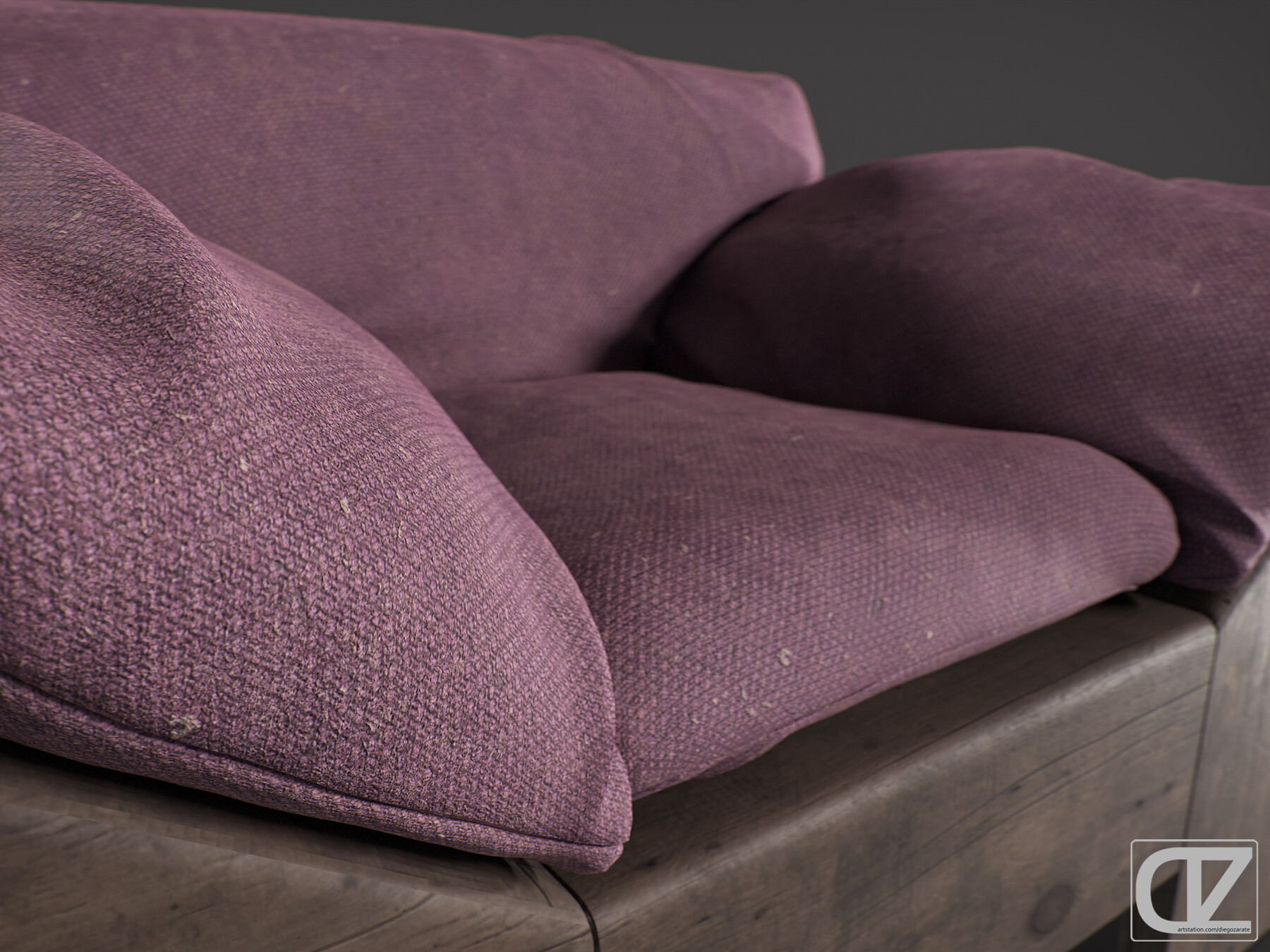 ArtStation - PBR - PURPLE FABRIC - 4K MATERIAL | Game Assets