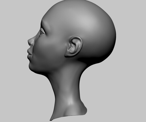 ArtStation - Stylized Female Head E | Resources