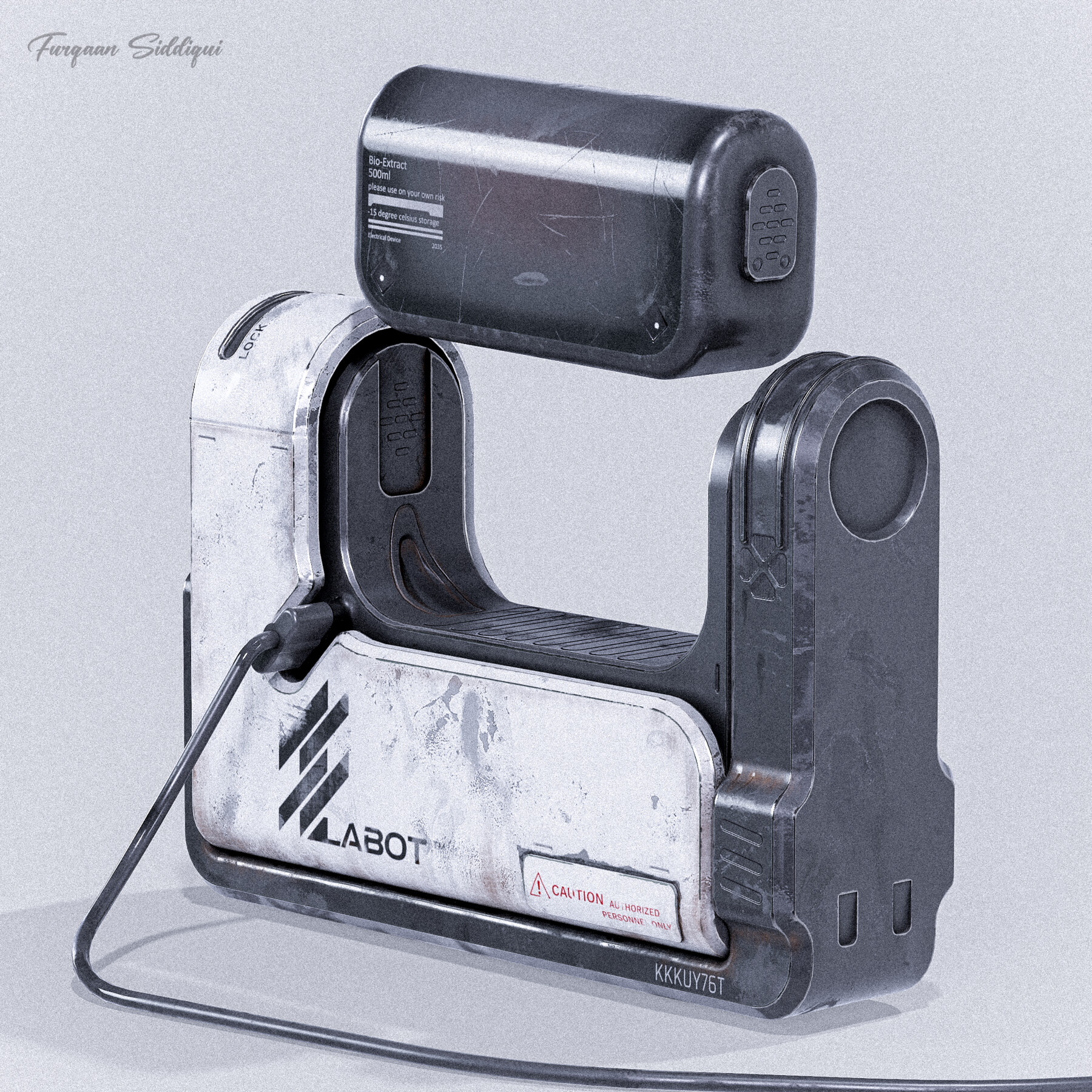 ArtStation - Sci-Fi Container Device PBR | Game Assets