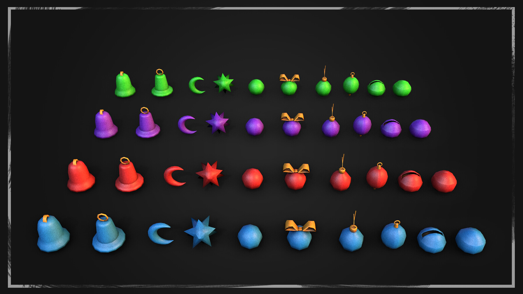 ArtStation - Christmas stylized | Game Assets