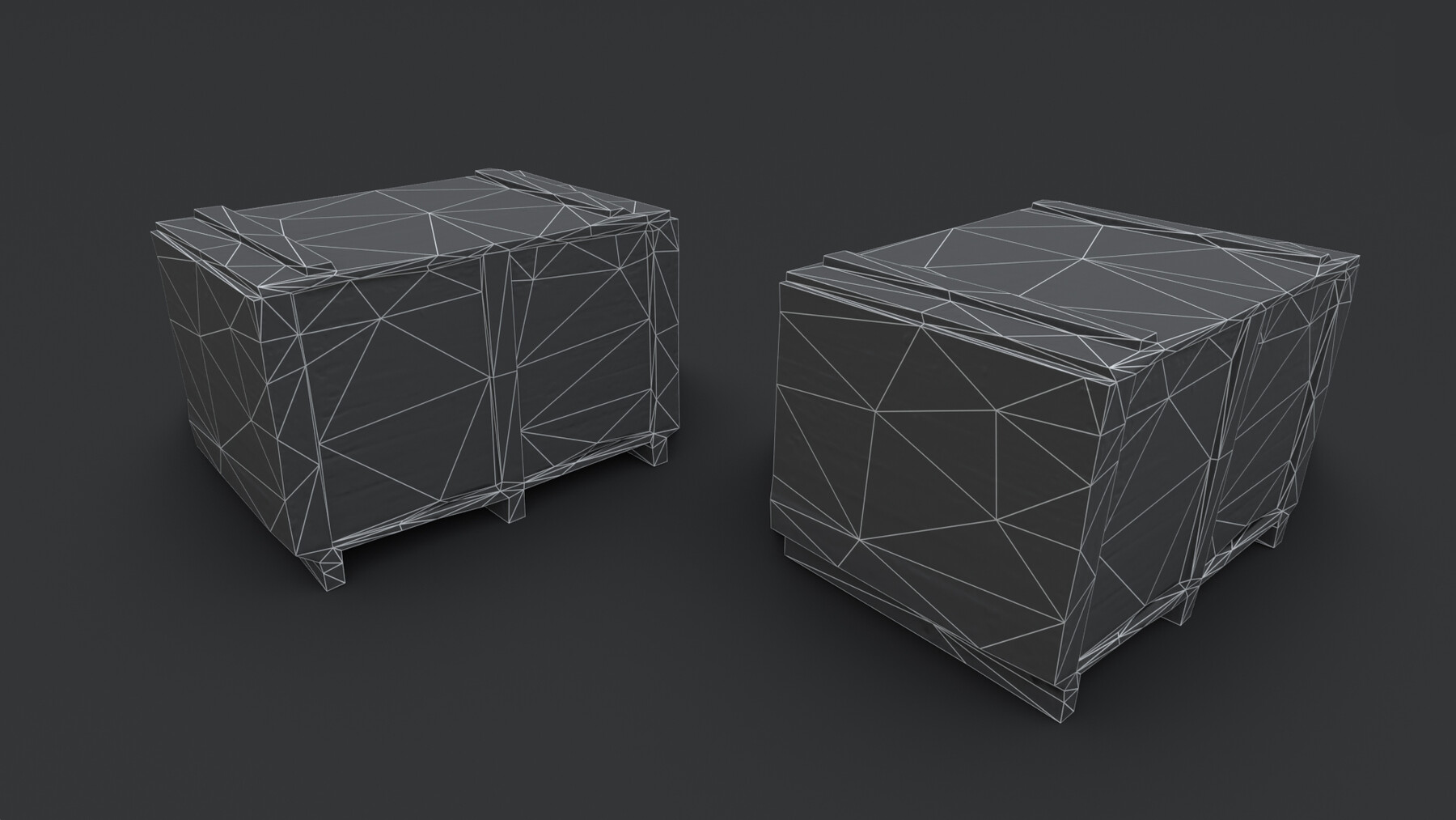 ArtStation - wooden box 2 | Game Assets