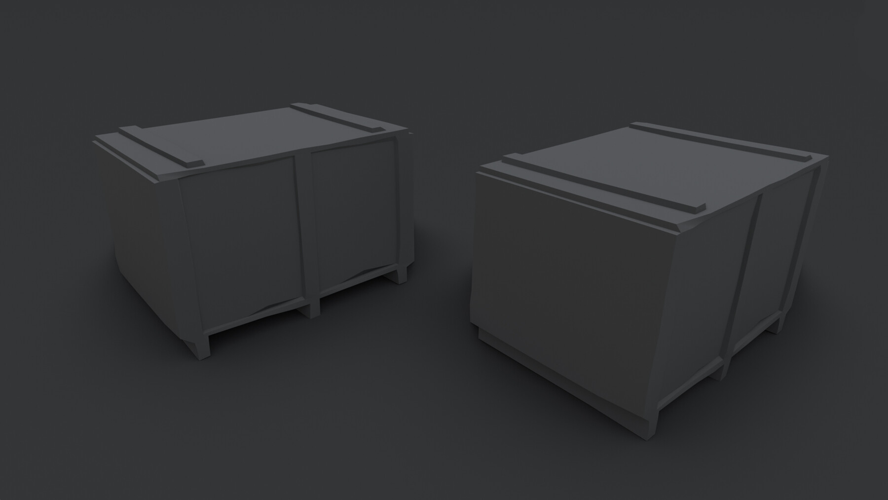 ArtStation - wooden box 2 | Game Assets