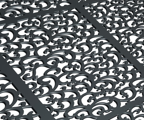ArtStation - FB573 Decorative metal panel Patterned steel | PBR | 4MAT ...