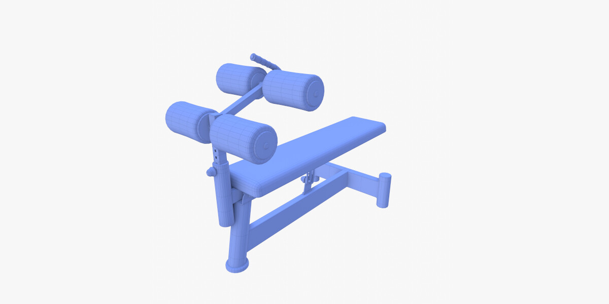 ArtStation - Adjustable crunch bench | Game Assets