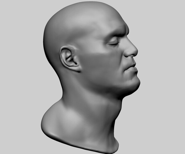 ArtStation - Base Male Head C | Resources