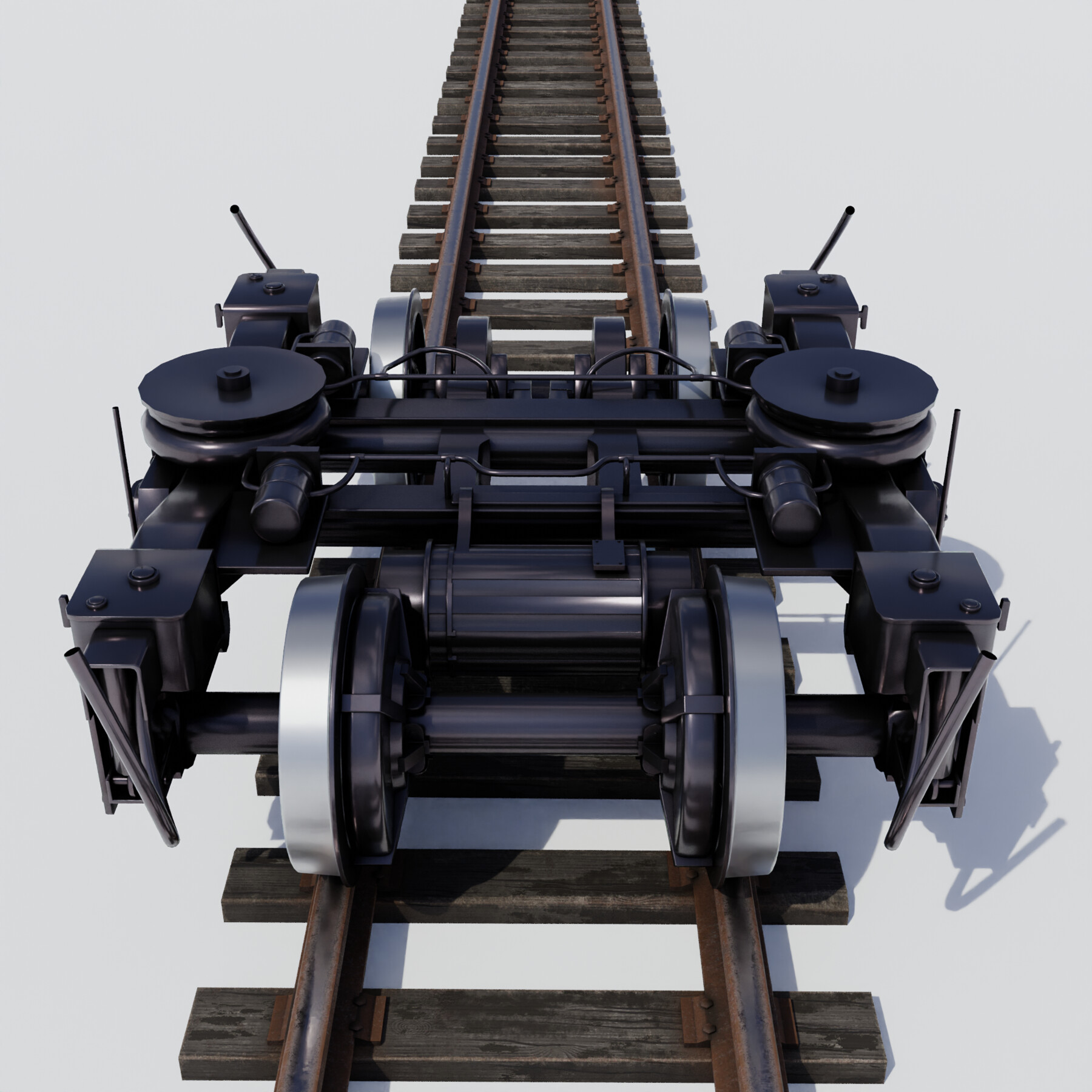 ArtStation - Game-Ready Train Bogey 3D Model | Game Assets