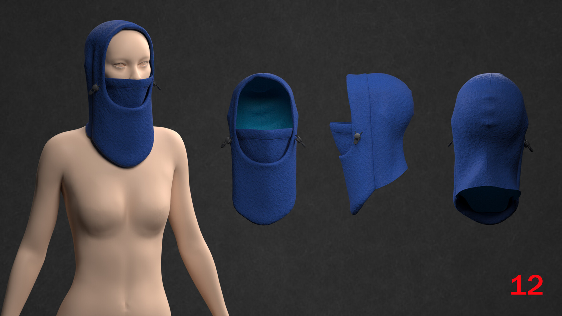 ArtStation - 12 Girl's Hats Pack (P8) _ Marvelous / CLO | Game Assets