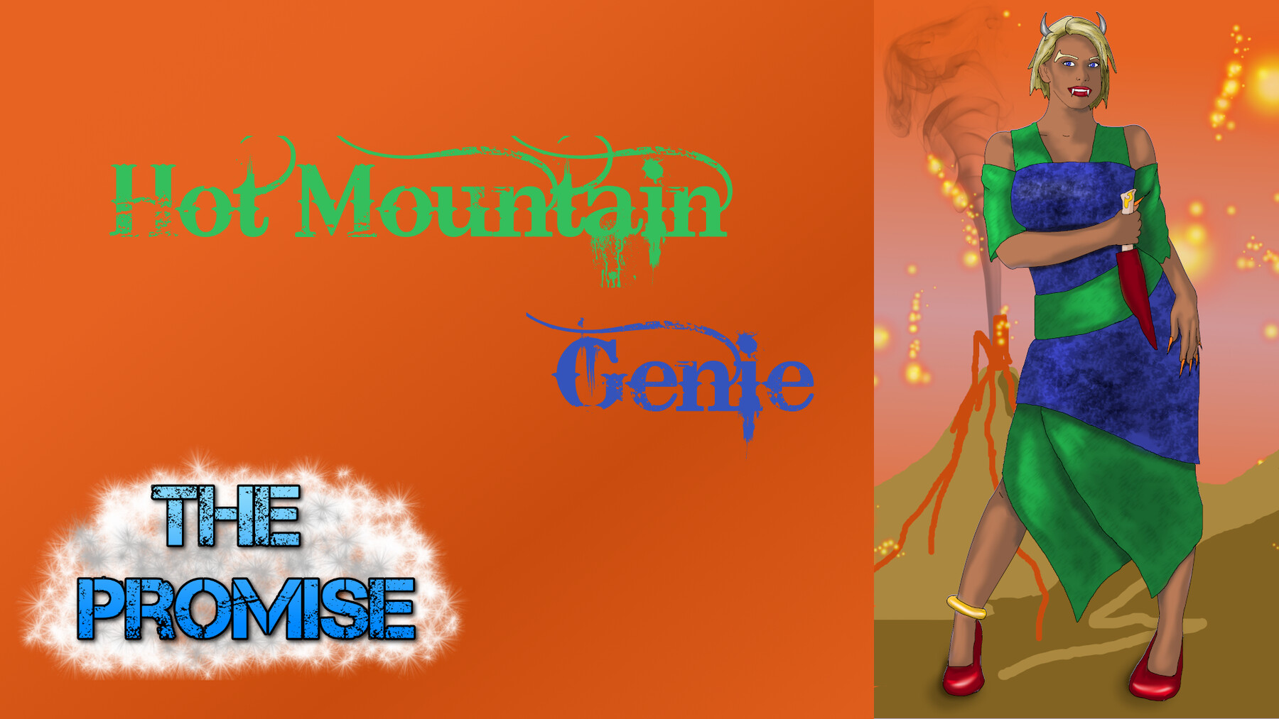 ArtStation - Hot Mountain Genie | Artworks