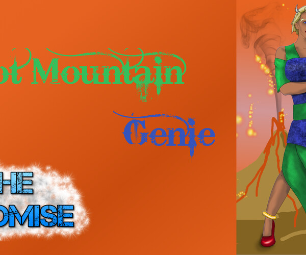 ArtStation - Hot Mountain Genie | Artworks