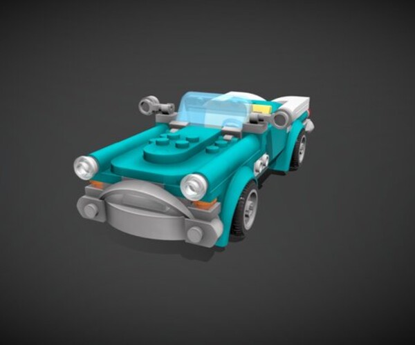 ArtStation - Lego Vintage Car | Game Assets
