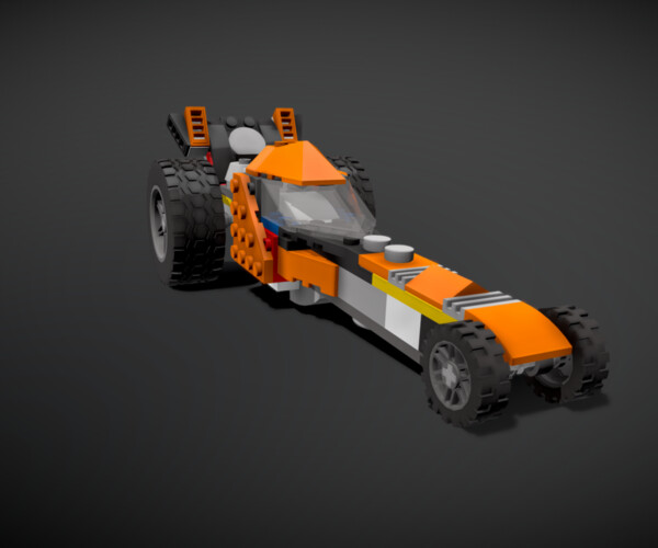 ArtStation - Lego Sunset Street Car | Game Assets