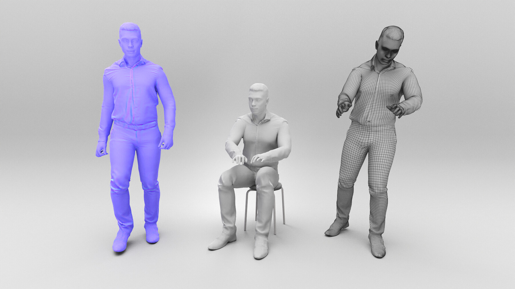 ArtStation - Animated business man 390 | Game Assets