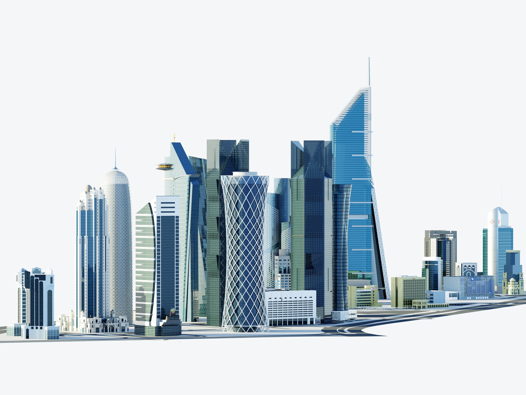 ArtStation - Doha - west bay towers | Resources